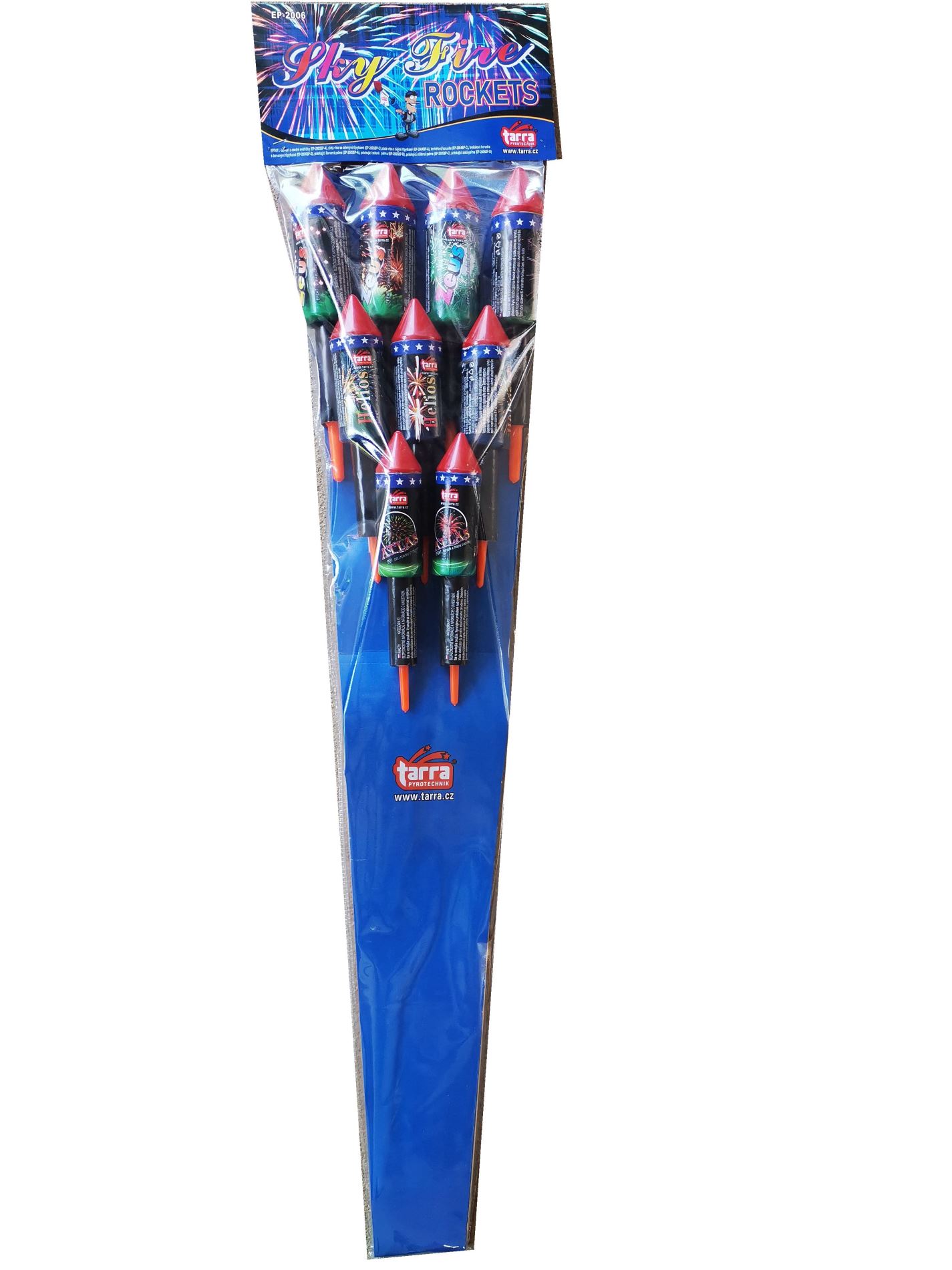 RAKETY SKY FIRE ROCKETS - 9 ks raket - 10x9 | TARRA…