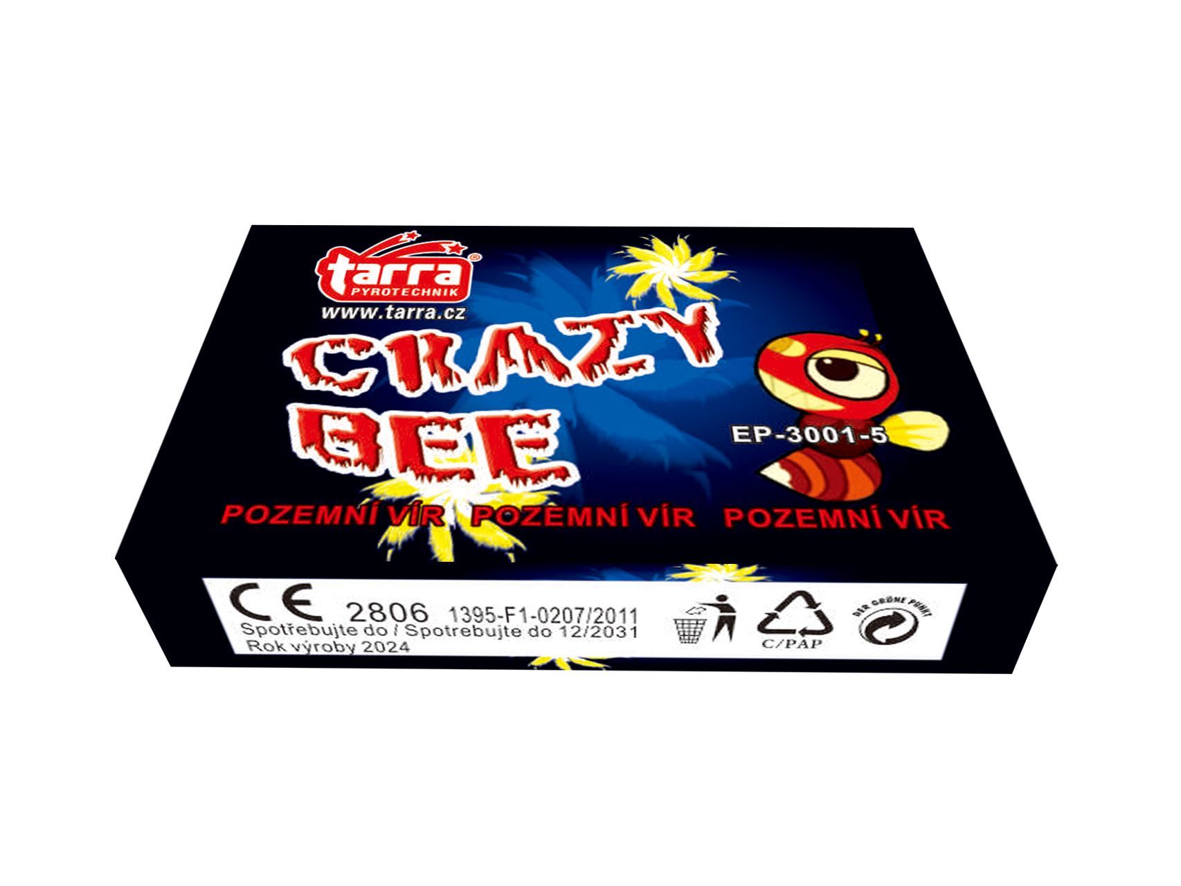 POZEMNÍ VÍR CRAZY BEE 12x24x5 | TARRA PYROTECHNIK s.r.o.