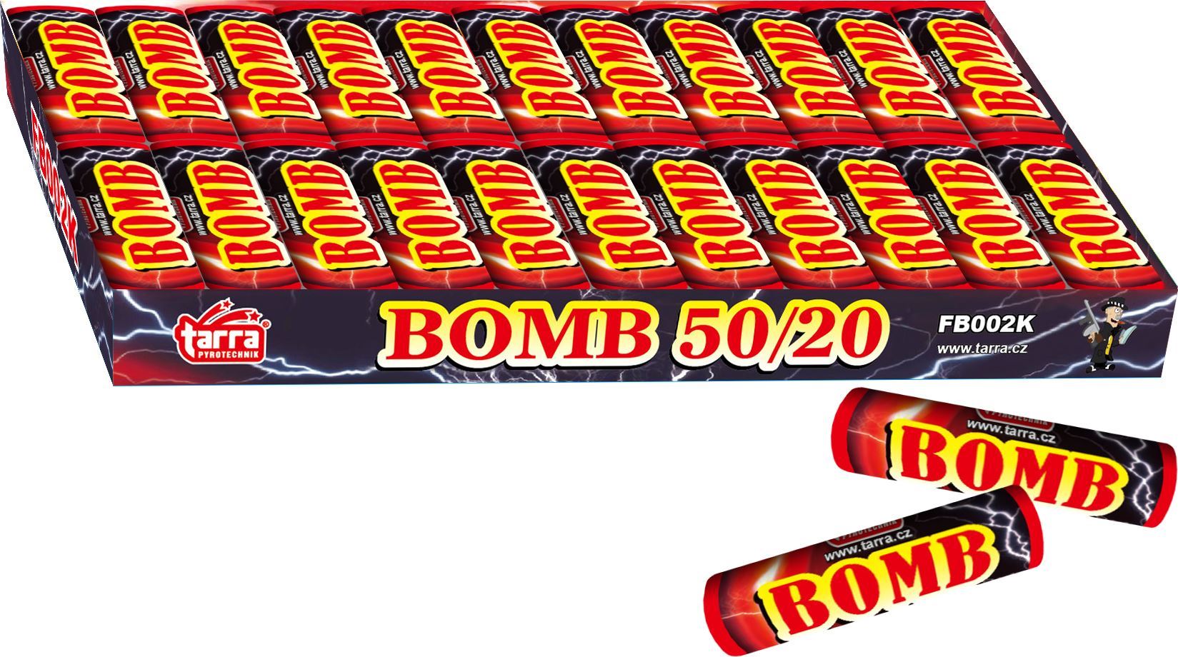 ZÁBLESKOVÁ PETARDA - BOMB 50/20 - 20 ks | TARRA…